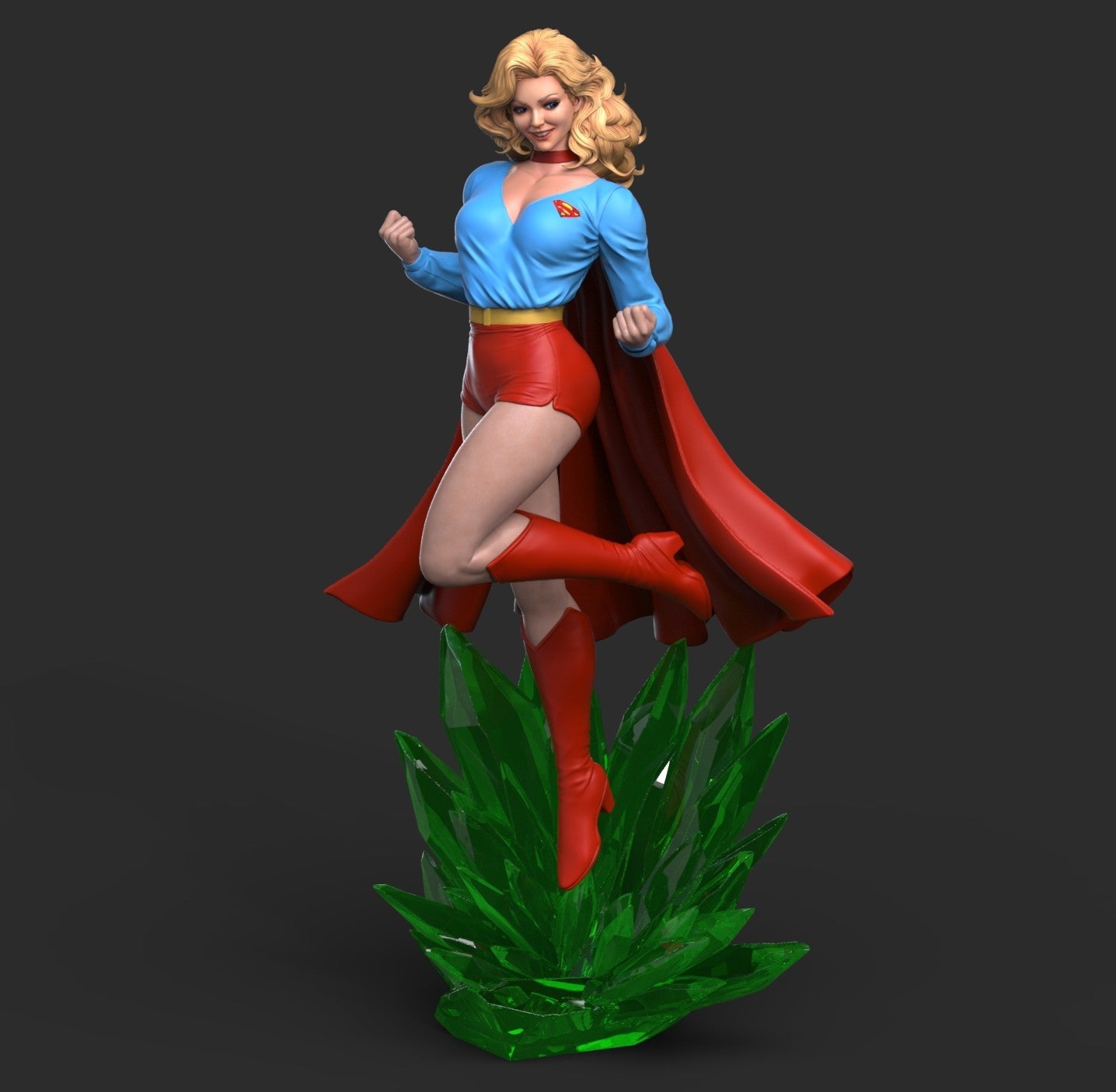 Supergirl Retro - Superman - Abe3D - 1/6 scale figure / statue – Renown ...
